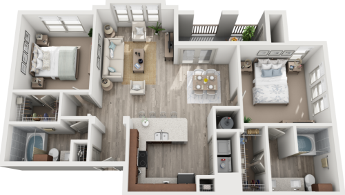 1-3 Bedroom Apartments in Pflugerville, TX | Enclave Falcon Pointe